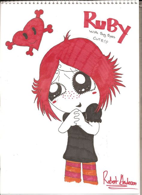 Ruby Gloom FanArt Big Eyes By Robie Chan On DeviantArt Ruby Gloom Big Eyes Fan Art