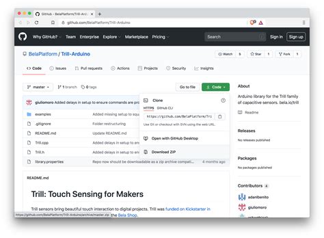 programming trill with arduino the bela knowledge base