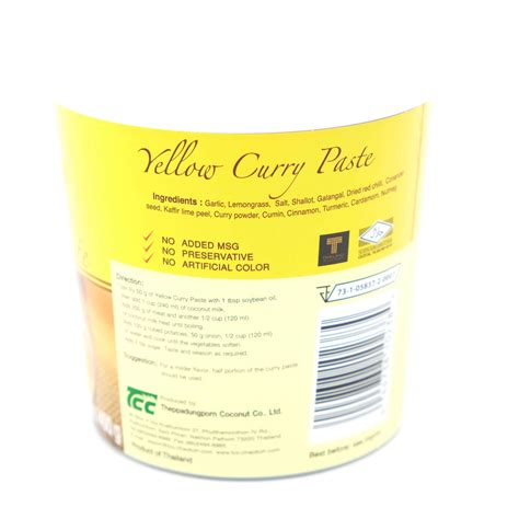 Mae Ploy Yellow Curry Paste 14 Oz 400 G Well Come Asian Market