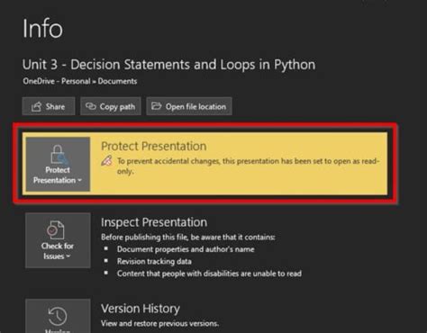 How To Make Powerpoint Read Only And Uneditable