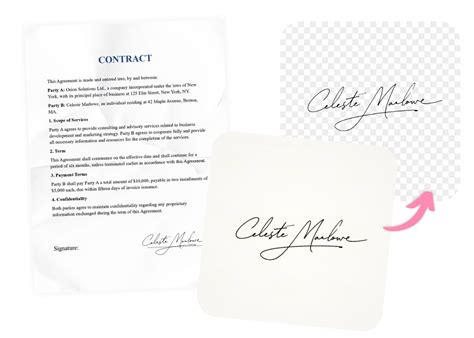 Remove Background From Signature Free Signature To Png