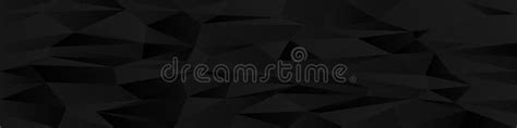 Abstract Geometric Chaos Background With Black Triangles And Polygonal