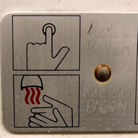 Push Button Recieve Bacon Rfunny