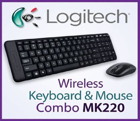 คีย์บอร์ด Logitech Mk220 Wireless Mouse Keyboard Th