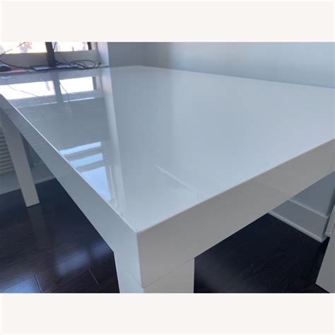 West Elm Parsons White Dining Table Aptdeco
