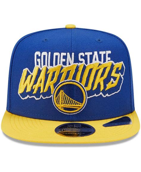 New Era Mens Blue Golden State Warriors Bold 9fifty Snapback Hat Macys