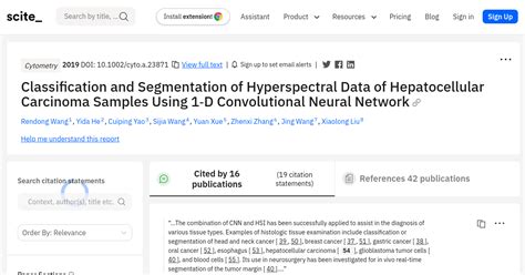 Classification And Segmentation Of Hyperspectral Data Of Hepatocellular