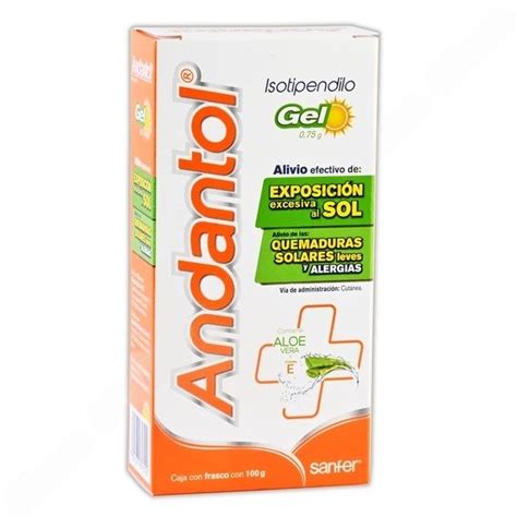 Andantol Gel 0 75 G 100 G Ifarma