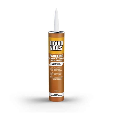 Liquid Nails 10 Oz Paneling And Molding Tan Construction Adhesive Ln