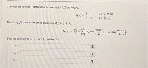 Solved Consider The Function F Defined On The Interval Chegg