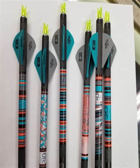 Custom Arrow Wraps And Fletchings