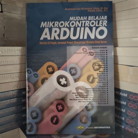Jual Buku Mudah Belajar Mikrokontroler Arduino M Fajar Wicaksono Shopee Indonesia