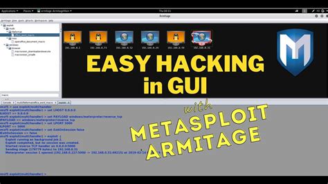 Easy Hacking And Penetration Test In Gui With Kali Metasploit Armitage A Complete Tutorial