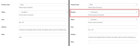 Conditional Fields Addon Real Estate Manager