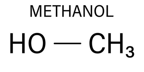 Structural Formula Methanol