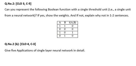 Solved Q No CLO C Can You Represent The Following Chegg Com