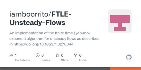 github iamboorrito ftle unsteady flows an implementation of the