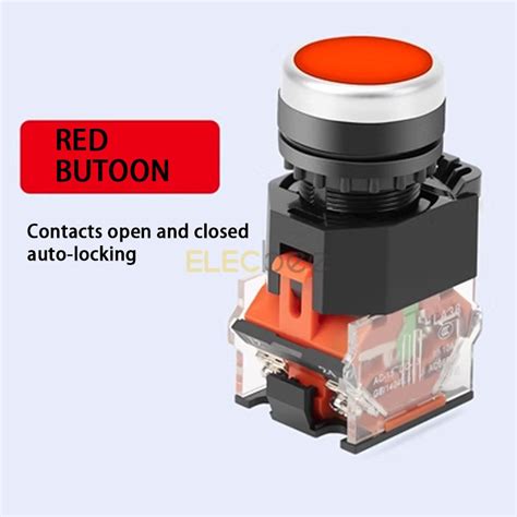 Equipment Push Button Switch Start Stop Switch Auto Reset Auto Rebound