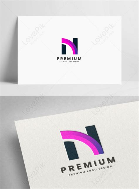초기 N 레터 로고 이미지 사진 450121317 무료 다운로드