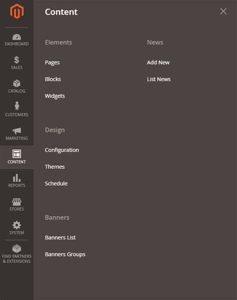 Crear Menús En El Backend De Magento2 Red Code