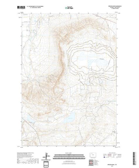 Usgs Us Topo 7 5 Minute Map For Oregon Basin Wy 2021 American Map Store