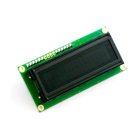 serial enabled 16x2 lcd white on black 3 3v — sk pang electronics ltd