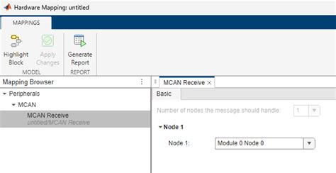 Mcan Receive Peripheral Configuration Map Mcan Receive Peripherals In