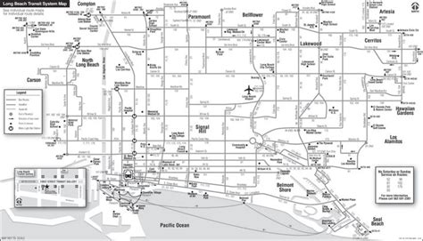 Long Beach Transport Map Long Beach Airport Hangar Map Long Beach