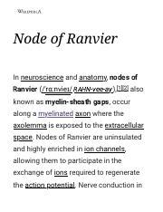 Nodes Of Ranvier Structure Function And Role In Nerve Course Hero