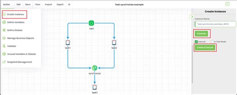 Creating An Instance From The Process Designer Flowwright