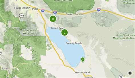 Salton Sea California Map