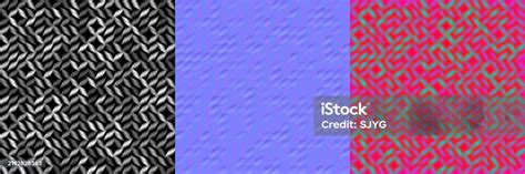 Gradient Diagonal Slit Urban Seamless Tiled Texture Height Map Normal