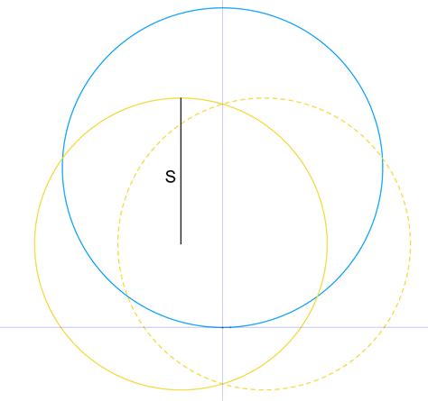 Vector Scaling A Circle To Tangent Two Other Circles Adobe Illustrator Graphic Design