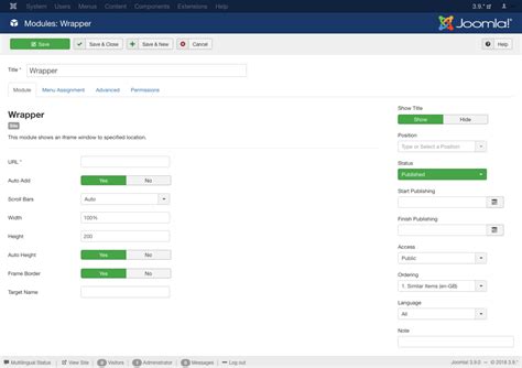 Help310 Extensions Module Manager Wrapper Joomla Documentation