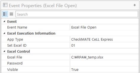 excel file open