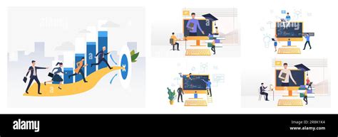 Programming Studying Set Stock Vector Image And Art Alamy