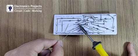 Make Diy Pcb For Mini Projects Using Plastic Sheet Electronics Projects