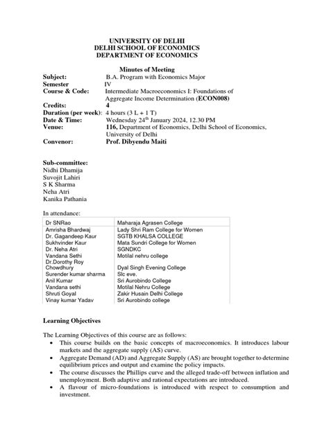 Intermediate Macroeconomics I Foundations Of Aggregate Income Determination Pdf