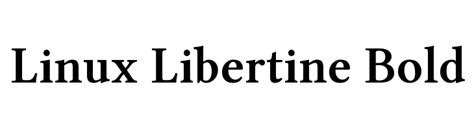 Linux Libertine Bold Font Details Characters Ffonts