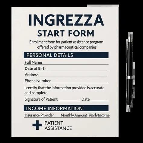 Ingrezza Start Form Enrollment In Inbrace Support Program