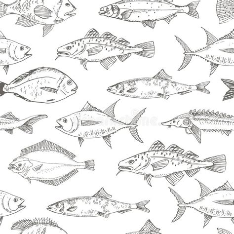Bass Fish Pattern Stock Illustrations 742 Bass Fish Pattern Stock