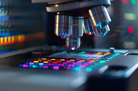 Deciphering An Individual S Genome Close Up View Of Dna Sequencing Machine Concept