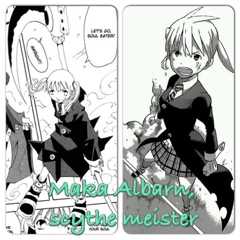 Maka Albarn Beginning Of Manga To The End Souleater Soul Eater