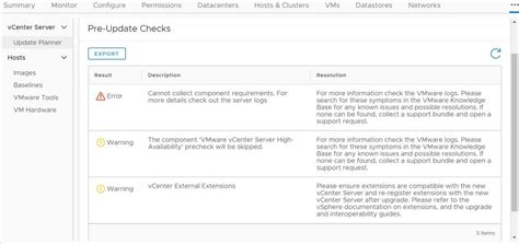 Vcenter Server Update Planner Vsphere 7 New Features