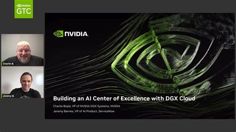 Building An Ai Center Of Excellence With Dgx Cloud Gtc Digital Spring 2023 Nvidia On Demand