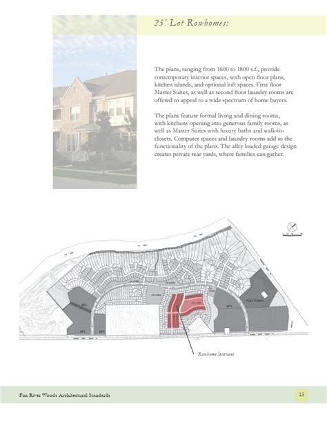 Architectural Design Standards At Fox River Woods Ottawa Il