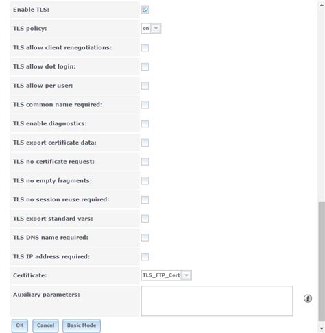 tls failing to initialize over ftp filezilla to freenas truenas
