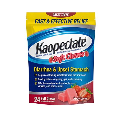 Kaopectate Soft Chews Strawberry 24 Ct Pick Up In Store Today At Cvs
