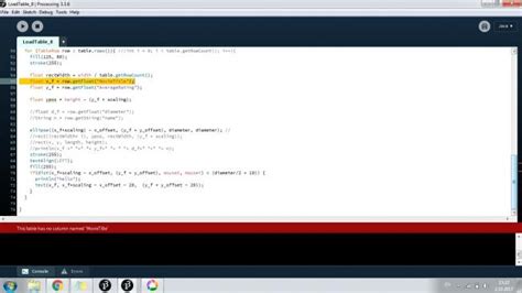 The Table Has No Column Named Processing 2x And 3x Forum