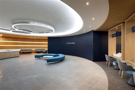 상상인플러스 저축은행 본점 Interior Design Major Bank Interior Design Lobby Design